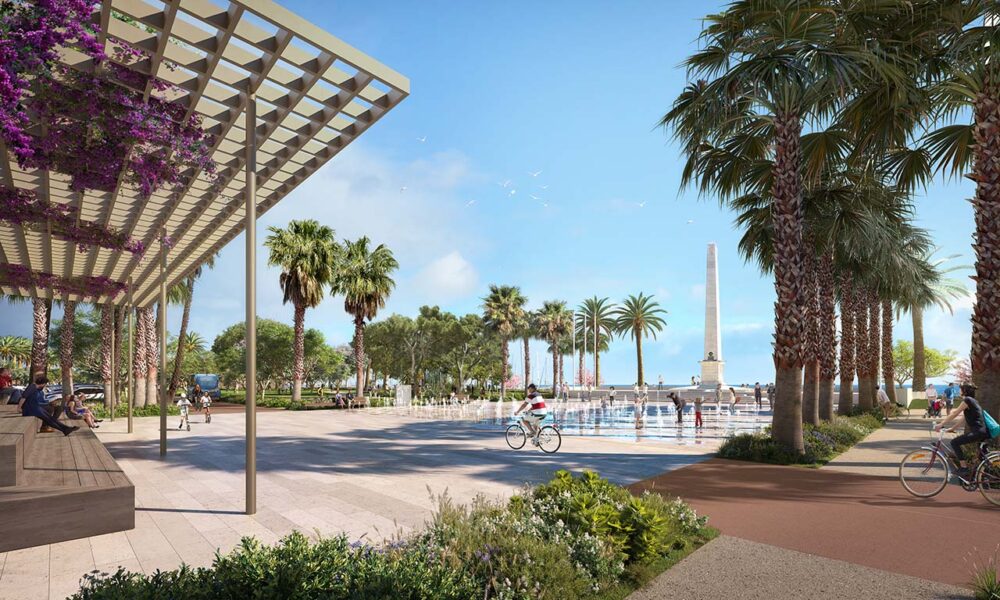 Nouvelles vues 3D de la Promenade des Bains