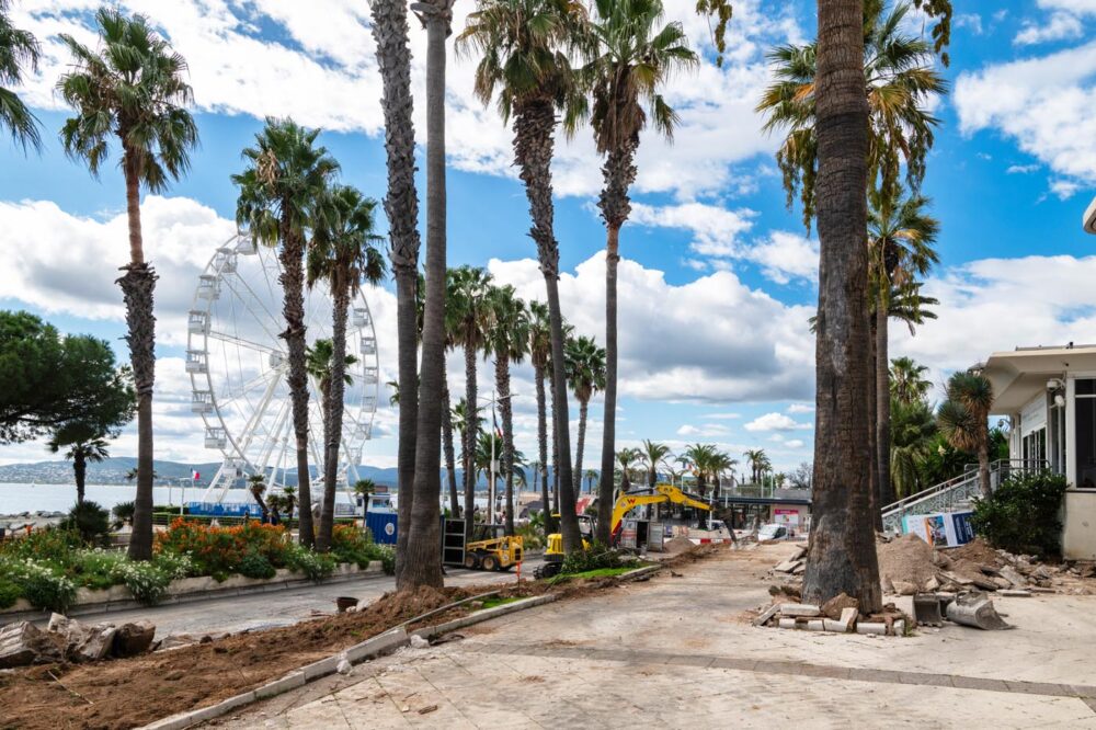 Promenade des Bains : les travaux ont repris à Saint-Raphaël et à Fréjus - Esterel Côte d'Azur ...